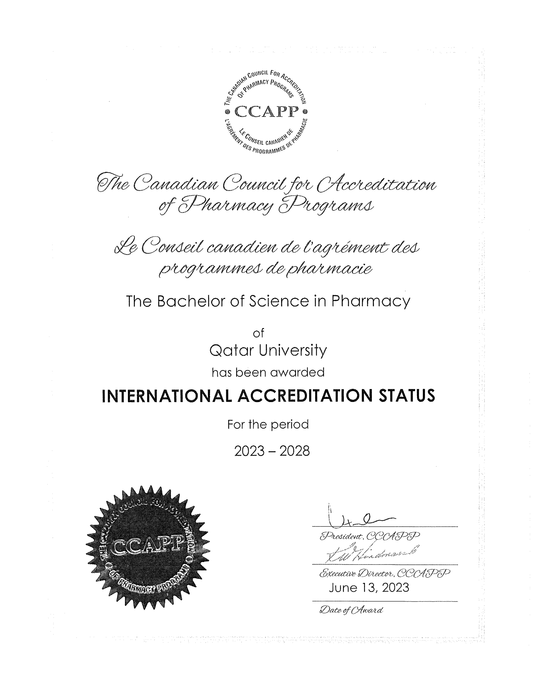 Accreditation